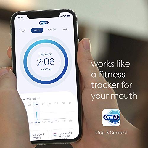 Oral-B Electric Toothbrush, Alexa Built-In, Amazon Dash Replenishment Enabled, White, Smart Brushing System