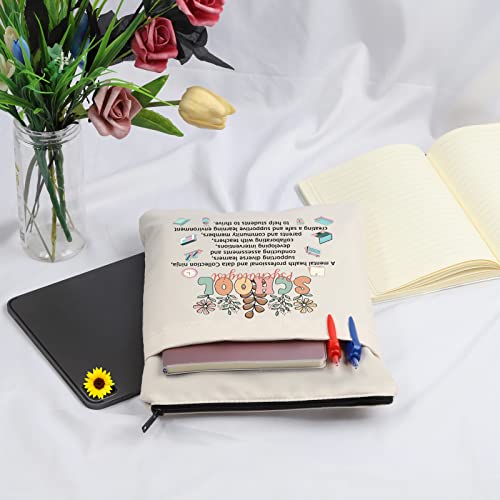 School Psychologist Book Sleeve School Psychologist Appreciation Gift Psych Therapist Book Protector Psychology Teacher Gift