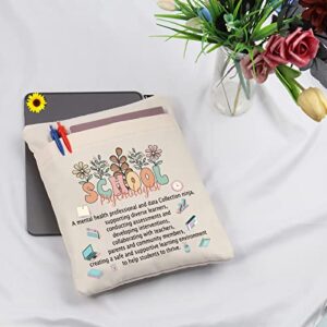 School Psychologist Book Sleeve School Psychologist Appreciation Gift Psych Therapist Book Protector Psychology Teacher Gift