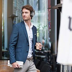 Philips Audio Wireless Bluetooth Over-Ear Headphones Noise Isolation Stereo with Hi-Res Audio, up to 30 Hours Playtime with Rapid Charge (Noise Isolation), Black (PH05) (Renewed)