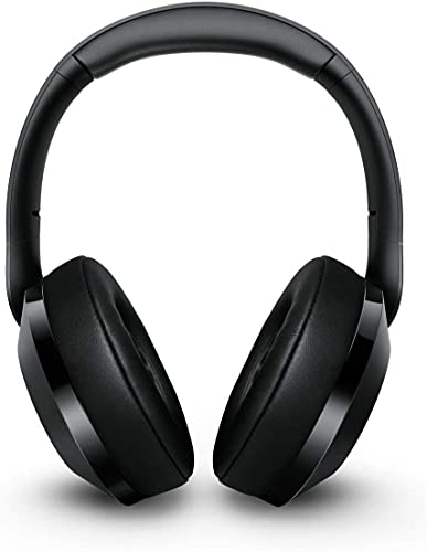 Philips Audio Wireless Bluetooth Over-Ear Headphones Noise Isolation Stereo with Hi-Res Audio, up to 30 Hours Playtime with Rapid Charge (Noise Isolation), Black (PH05) (Renewed)