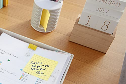 Post-it Notes, 3x3 in, 12 Pads, America's #1 Favorite Sticky Notes, Canary Yellow, Clean Removal, Recyclable (630SS)