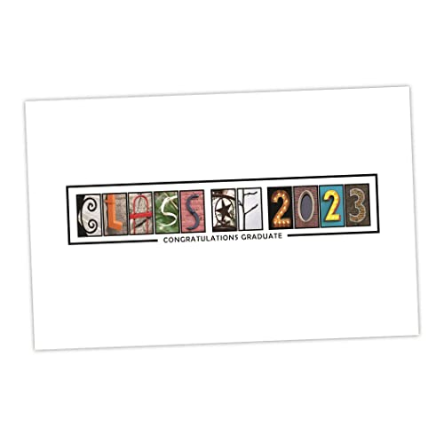 Katie Doodle 2023 Graduation Decorations - Creative Guest Book Alternative - Great Graduation Party Supplies, Class of 2023 Decorations or Graduation Gifts - 11x17 Class of 2023 Sign Poster [Unframed]