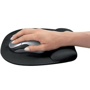 Fellowes Memory Foam Mouse Pad/Wrist Rest- Black (9176501)