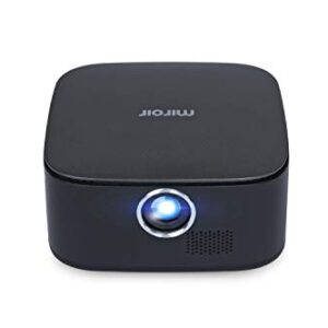 Miroir M75 Portable Projector - Rechargeable Battery - Home and Outdoors (Renewed Premium)