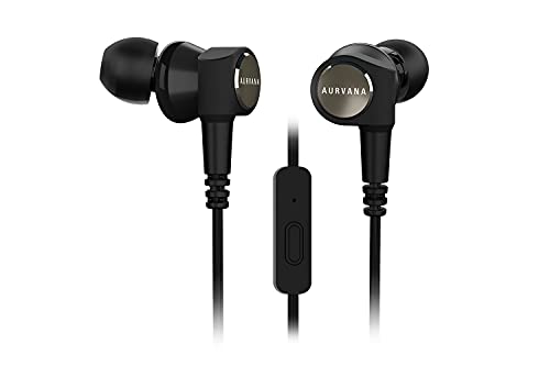 Creative Aurvana Trio LS 3.5 mm in-Ear Headphones with Liquid Silicone Rubber Drivers, Built-in Microphone, Noise Isolation, and Carry Pouch, for Android, iPhone, PC, Mac, Nintendo Switch