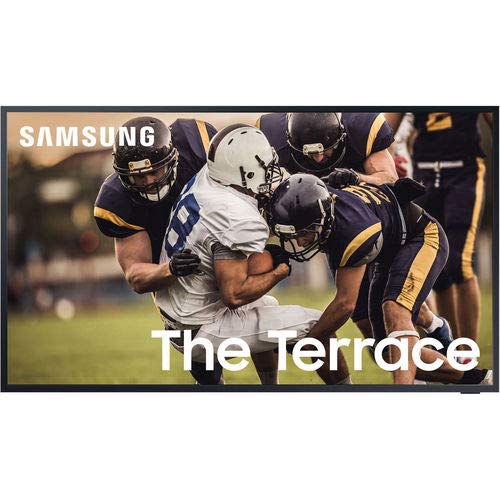 SAMSUNG QN65LST7TAF 65-Inch Class The Terrace 4K Ultra HD HDR QLED Smart TV - 3840 x 2160-240 MR - 16:9 - HDMI - Wi-Fi - Bluetooth - Alexa - Google Assistant - Titan Black (Renewed)