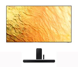 samsung qn65qn800bfxza 65″ 8k qled quantum mini led hdr smart tv with a hw-q600b 3.1.2ch soundbar with dolby audio (2022)