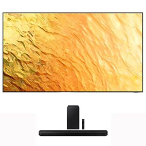 SAMSUNG QN65QN800BFXZA 65" 8K QLED Quantum Mini LED HDR Smart TV with a HW-Q600B 3.1.2ch Soundbar with Dolby Audio (2022)