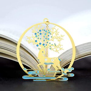 YHDCL Bookmarks Reading Page Markers Tassel, Exquisite Crafts CreativeBookmarks Lovely Retro Brass Bookmarks are for Readers Women and Children Page Markers