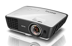 benq w770st short throw 3d 720p hd dlp home theater projector (white)