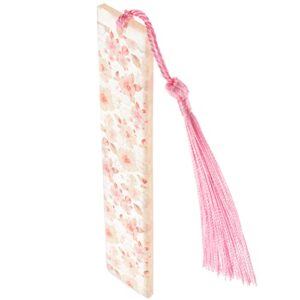 LUOZZY 2pcs Dried Flowers Bookmark Tassel Bookmark Epoxy Dried Flower Book Mark Creative Gifts for Book - Pink