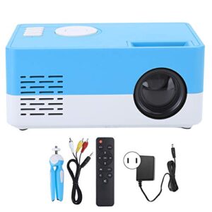 1080P Full HD Projector | Mini LED Projector with Rack | Portable Home Theater Media Player Digital Video Projector Short Throw Projector for Smartphone/Computer/Laptop (100‑240V)(#3-1)