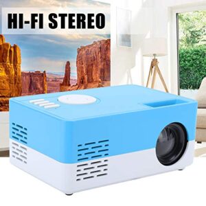 1080P Full HD Projector | Mini LED Projector with Rack | Portable Home Theater Media Player Digital Video Projector Short Throw Projector for Smartphone/Computer/Laptop (100‑240V)(#3-1)