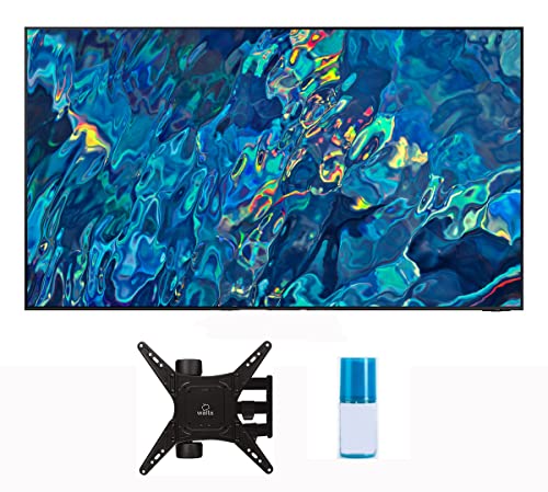 SAMSUNG QN65QN95BAFXZA 65" Neo QLED 120Hz Anti-Glare 4K Smart TV with a Walts TV Medium Full Motion Mount for 32"-65" Compatible TV's and a Walts HDTV Screen Cleaner Kit (2022)