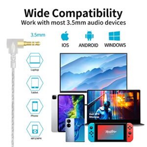 Wired Earbuds with Microphone, in Ear Headphones, in Ear Earbud Built-in Microphone, Noise Cancelling Earbuds Wired, 3.5mm Headphone Plug Compatible with iPhone Android KZ ZEX (Blackmic)