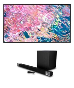 samsung qn70q60bafxza 70″ qled quantum hdr 4k smart tv with a klipsch cinema-800 3.1 dolby atmos soundbar with 10″ wireless subwoofer (2022)