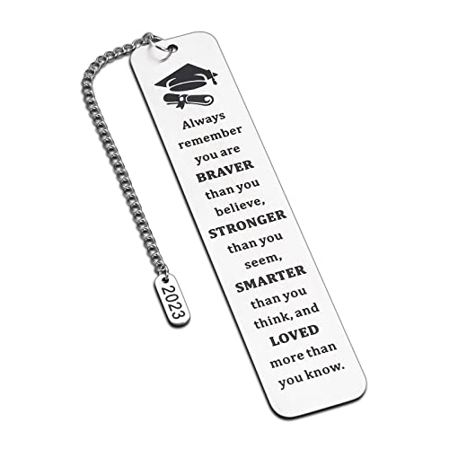 Class of 2023 Graduation Gifts for Her Him Inspirational Bookmark High School College Graduation Gifts for Son Daughter Boys Girls Women Men Nurse Master Degree Students Senior Grad Gifts