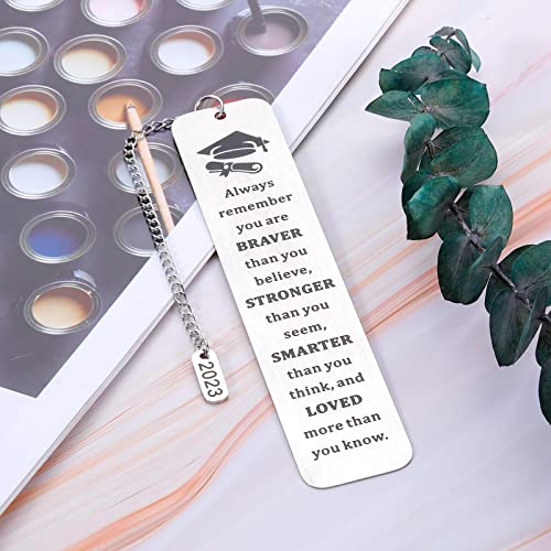 Class of 2023 Graduation Gifts for Her Him Inspirational Bookmark High School College Graduation Gifts for Son Daughter Boys Girls Women Men Nurse Master Degree Students Senior Grad Gifts