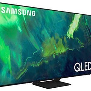 SAMSUNG QN65Q70AA 65" Class UHD High Dynamic Range QLED 4K Smart TV with a Platin MONACO-5-1-SOUNDSEND with WiSA Wireless SoundSend Transmitter (2021)