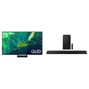 samsung 75-inch class q70a series – qled 4k uhd smart tv with alexa built-in (qn75q70aafxza, 2021 model) hw-q700a | 3.1.2ch | soundbar | w/dolby atmos/dts:x | 2021