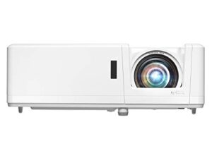 optoma zh406st short throw full hd professional laser projector | duracore laser technology | high bright 4200 lumens | 4k hdr input | four corner image adjustment | network compatible