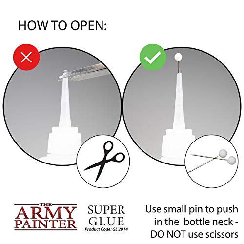 The Army Painter Super Glue - CA Glue for Miniatures and Small Parts - Strong Bond Model Glue, 20 ml