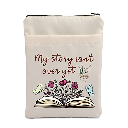 VAMSII Semicolon Book Sleeve My story isn't over yet Fighter Warrior Semicolon book sleeve(My story isn't over yet)