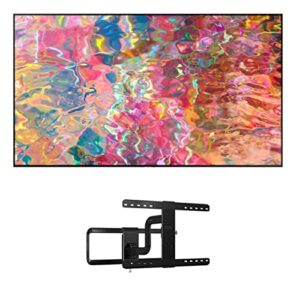 samsung qn55q80bafxza 55″ 4k ultra hd smart tv with a sanus vlf525-b1 full-motion premium series mount for 50″-82″ flat screen tv’s (2022)