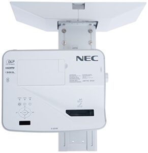 nec np-u321h-wk 3200-lumen 1080p ultra-short throw dlp projector