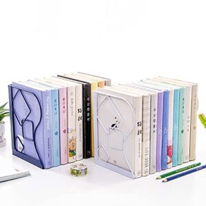 Book GELTDN Retractable Book Support Stand Telescopic Metal Bookends Shelf Bookrack Organizer Home School Office Supplies Stand ( Color : D )