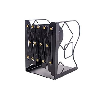 book geltdn retractable book support stand telescopic metal bookends shelf bookrack organizer home school office supplies stand ( color : d )