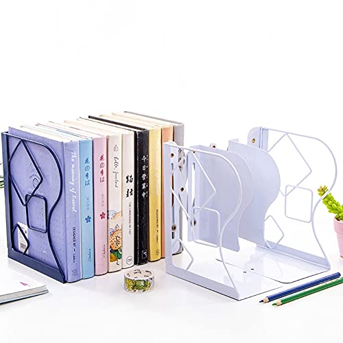 Book GELTDN Retractable Book Support Stand Telescopic Metal Bookends Shelf Bookrack Organizer Home School Office Supplies Stand ( Color : D )