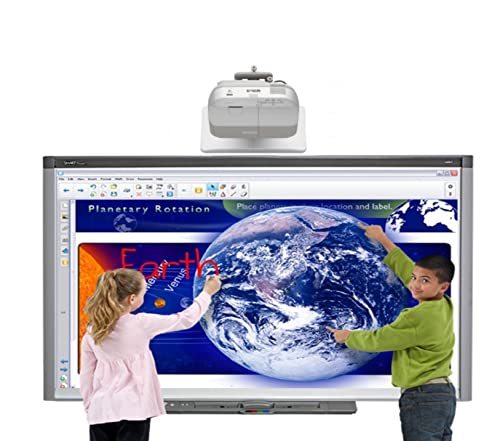 Electronic Interactive Dry Erase Board for Classroom Presentation/Collaboration (7 feet Long by 4 feet Wide) (with Short Throw Projector)