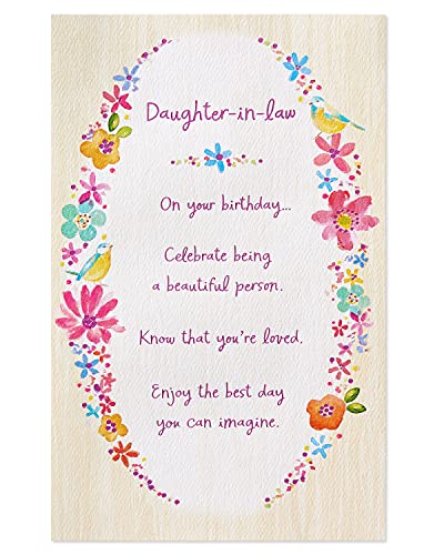 American Greetings Birthday Card for Daughter-In-Law (Beautiful Person)