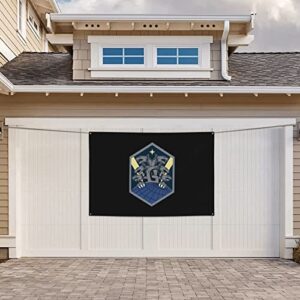 Emblem Of The Peterson-Schriever Garrison Personalized Festive Banners To Add Atmosphere To Your Celebration 47Ã—71in