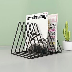 file folder rack bookend office file organizer metal bookend support magazine rack art modeling desktop storage shelf bookshelf multifunctional file organizer desk home office decoration file organize