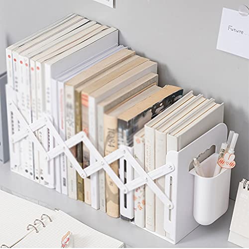 Bookends Small Desktop Bookends Bookshelf Freely Extended Bookend Student Desktop Anti- Moving Book Ends Bookcase Office File Storage Rack Book Ends for Shelves Desk Organiser