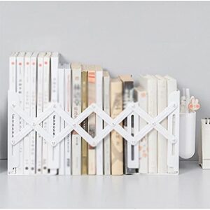 Bookends Small Desktop Bookends Bookshelf Freely Extended Bookend Student Desktop Anti- Moving Book Ends Bookcase Office File Storage Rack Book Ends for Shelves Desk Organiser