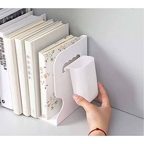 Bookends Small Desktop Bookends Bookshelf Freely Extended Bookend Student Desktop Anti- Moving Book Ends Bookcase Office File Storage Rack Book Ends for Shelves Desk Organiser