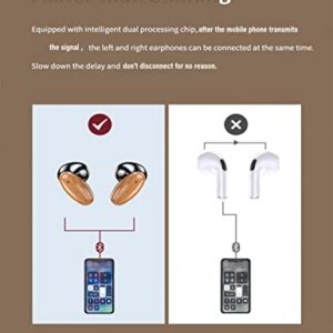 KEMBO A01 Powerful Bluetooth Earbuds AI Intelligent Noise Cancelling Earbuds Waterproof Headphone Sweat Resistance True Wireless Earbuds for iPhone Android Gaming Earbuds with Microphone Sport