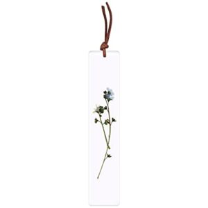 ldchnh dried flower bookmark leaf vein resin flower specimen bookmark natural flower reading mark book markers school supplies (color : e)