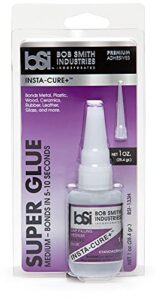 bob smith industries bsi-133h insta-cure+ gap filling super glue, clear,1 oz.