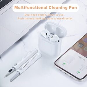 Paiholy Cleaner Kit for Airpods Pro 1 2 3, Multifunction Bluetooth Earbuds Cleaning Pen with Soft Brush, 3 in 1 Cleaning Tools for Airpods, Wireless Earphones Case, Camera and Mobile Phone