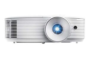 optoma w335 wxga dlp professional projector | bright 3800 lumens | business presentations, classrooms, or home | 15,000 hour lamp life | speaker built in | portable size