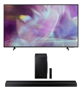 samsung qn50q60aa 50″ qled q60 series 4k smart tv titan gray with a samsung hw-q60t wireless 5.1 channel soundbar and bluetooth subwoofer (2021)