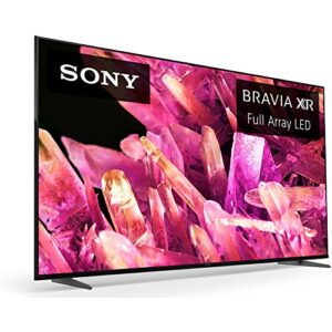 Sony XR55X90K Bravia XR 55" X90K 4K HDR Full Array LED Smart TV (2022 Model) Bundle with Premiere Movies Streaming + 37-100 Inch TV Wall Mount + 6-Outlet Surge Adapter + 2X 6FT 4K HDMI 2.0 Cable