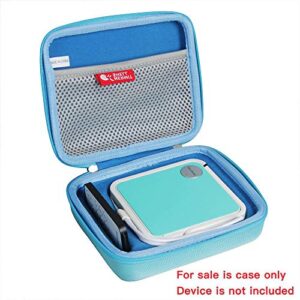 Hermitshell Hard Travel Case for ViewSonic M1 Mini 1080p Portable LED Projector (Teal)