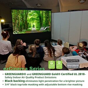 Elite Screens ezCinema Series, 150-INCH 16:9, Manual Pull Up Projector Screen, Movie Home Theater 8K / 4K Ultra HD 3D Ready, 2-YEAR WARRANTY, F150NWH