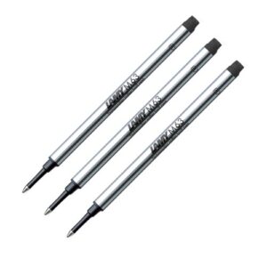 lamy m63 rollerball refill black x 3 (db18559)